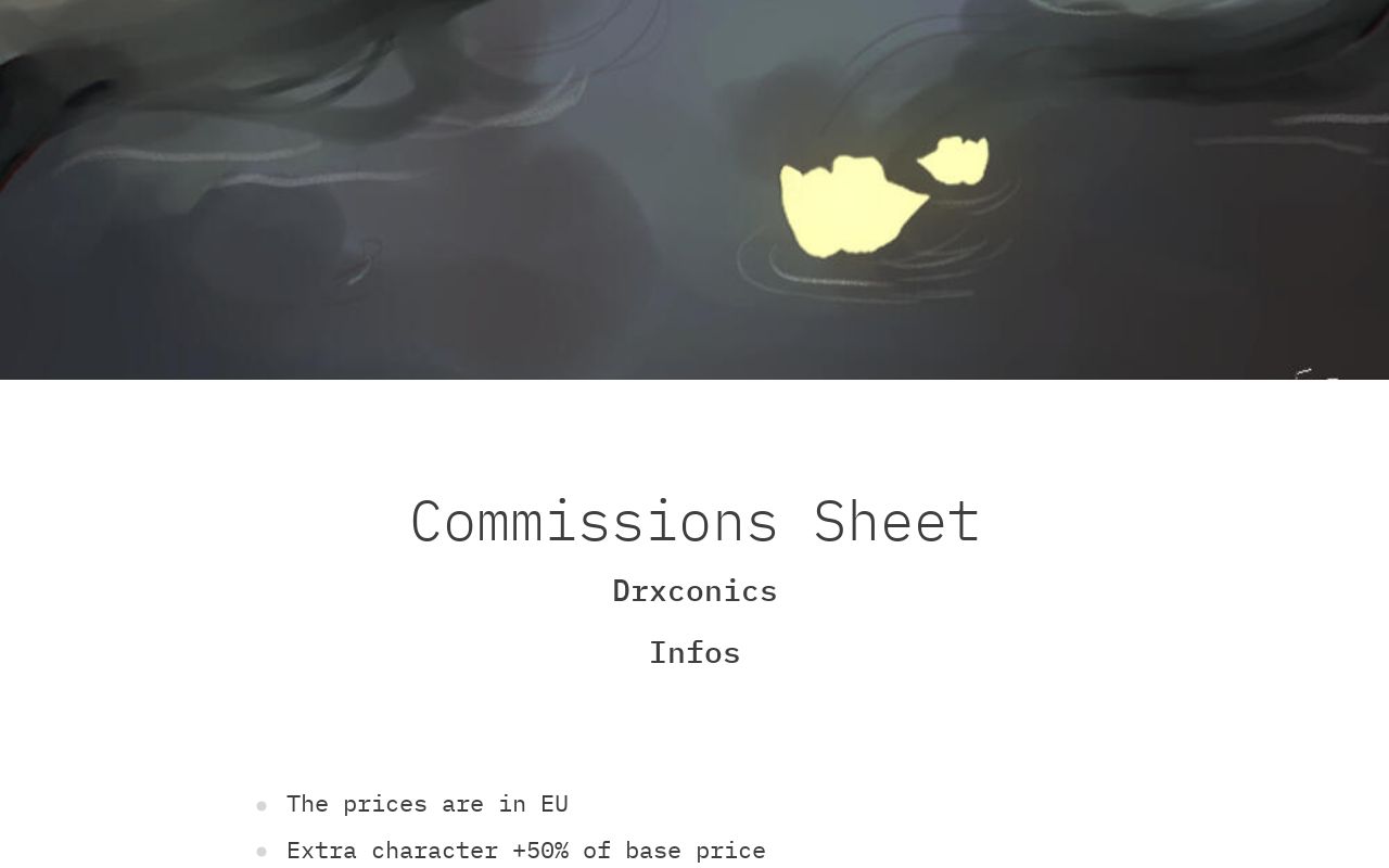 COMMISSION SHEET